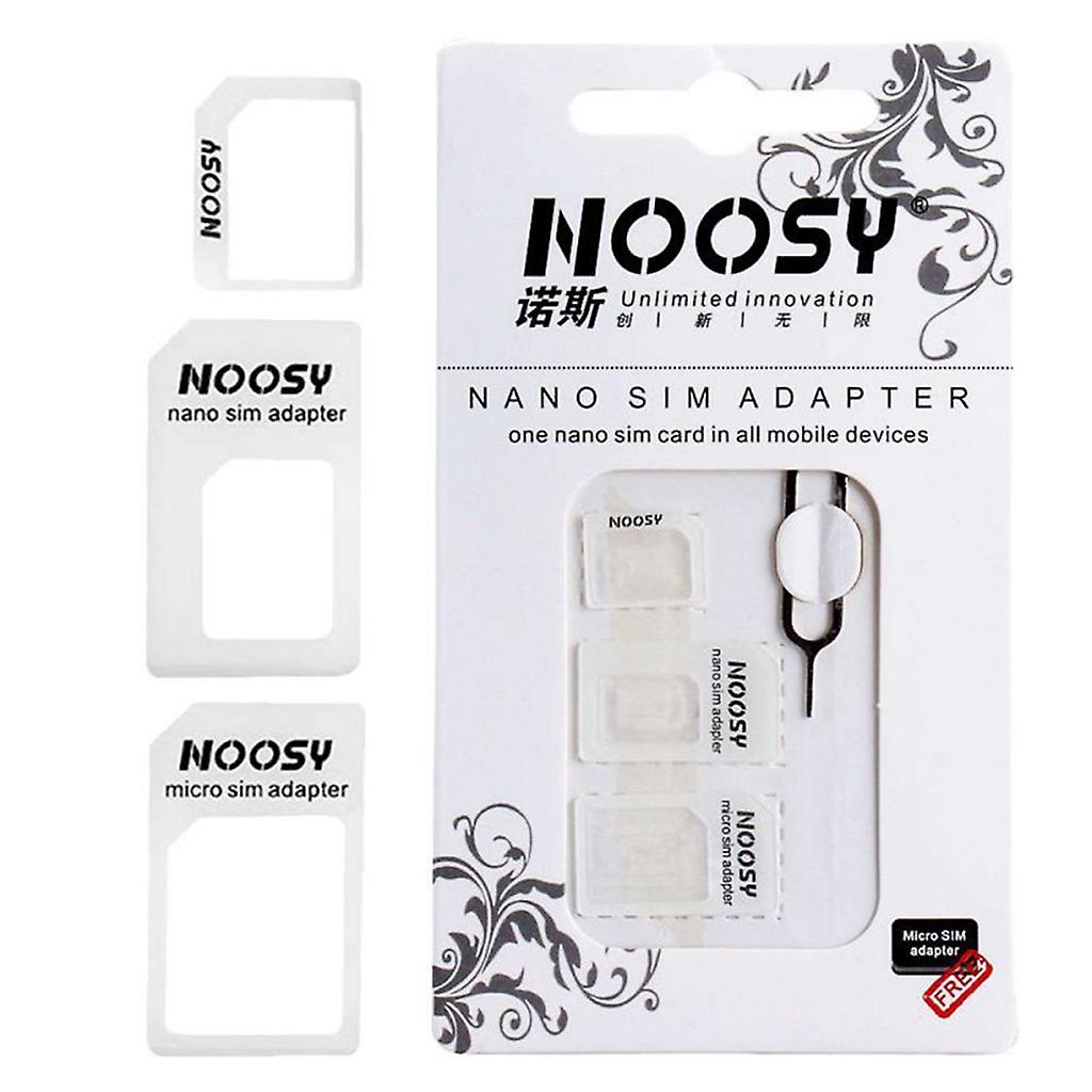 for Nano SIM Card Adapter 4 in 1 Converter Kit to Micro/Standard for ...