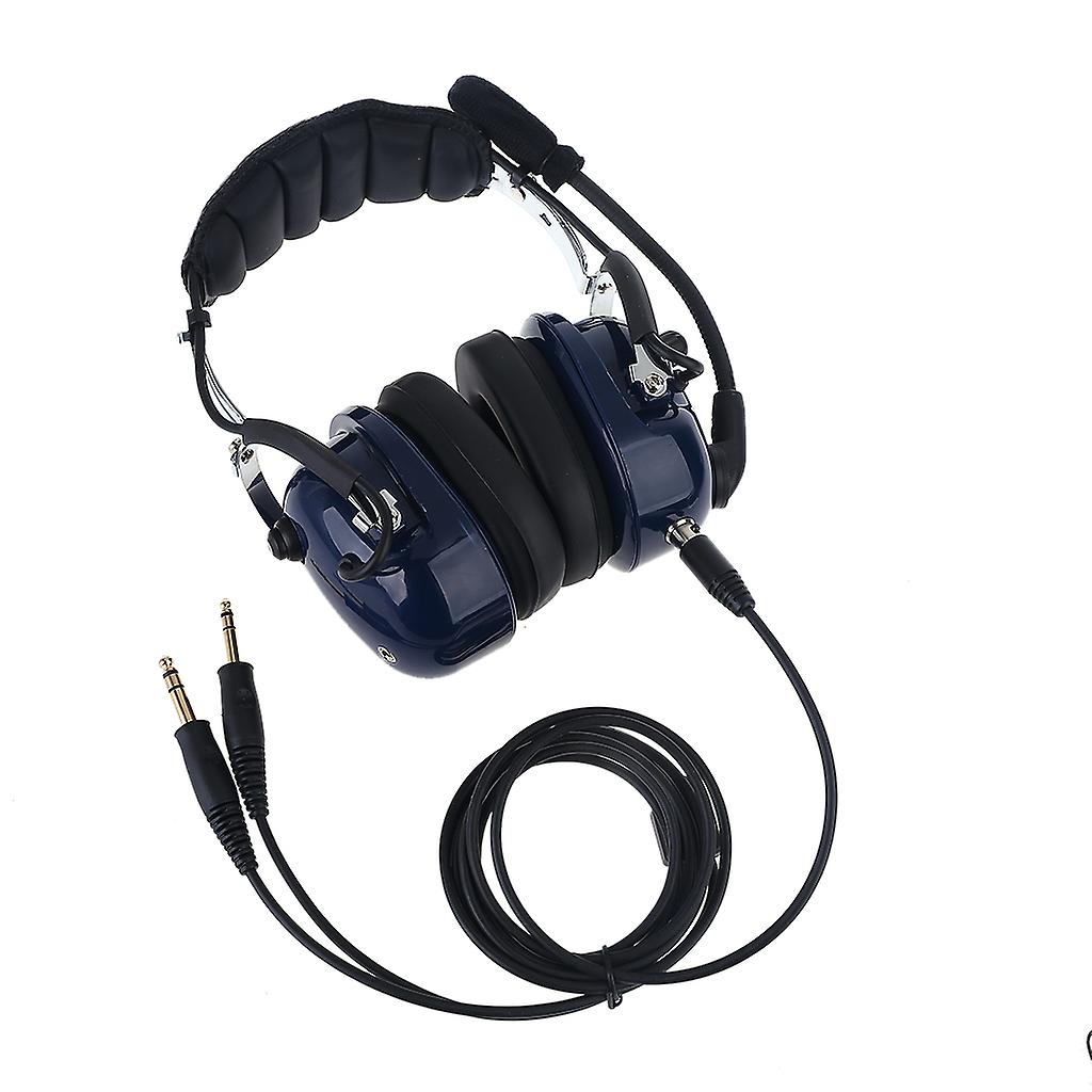 Air RA200 Aviation Pilot Headset with GA Dual Plugs Stereo Mono Switch ...
