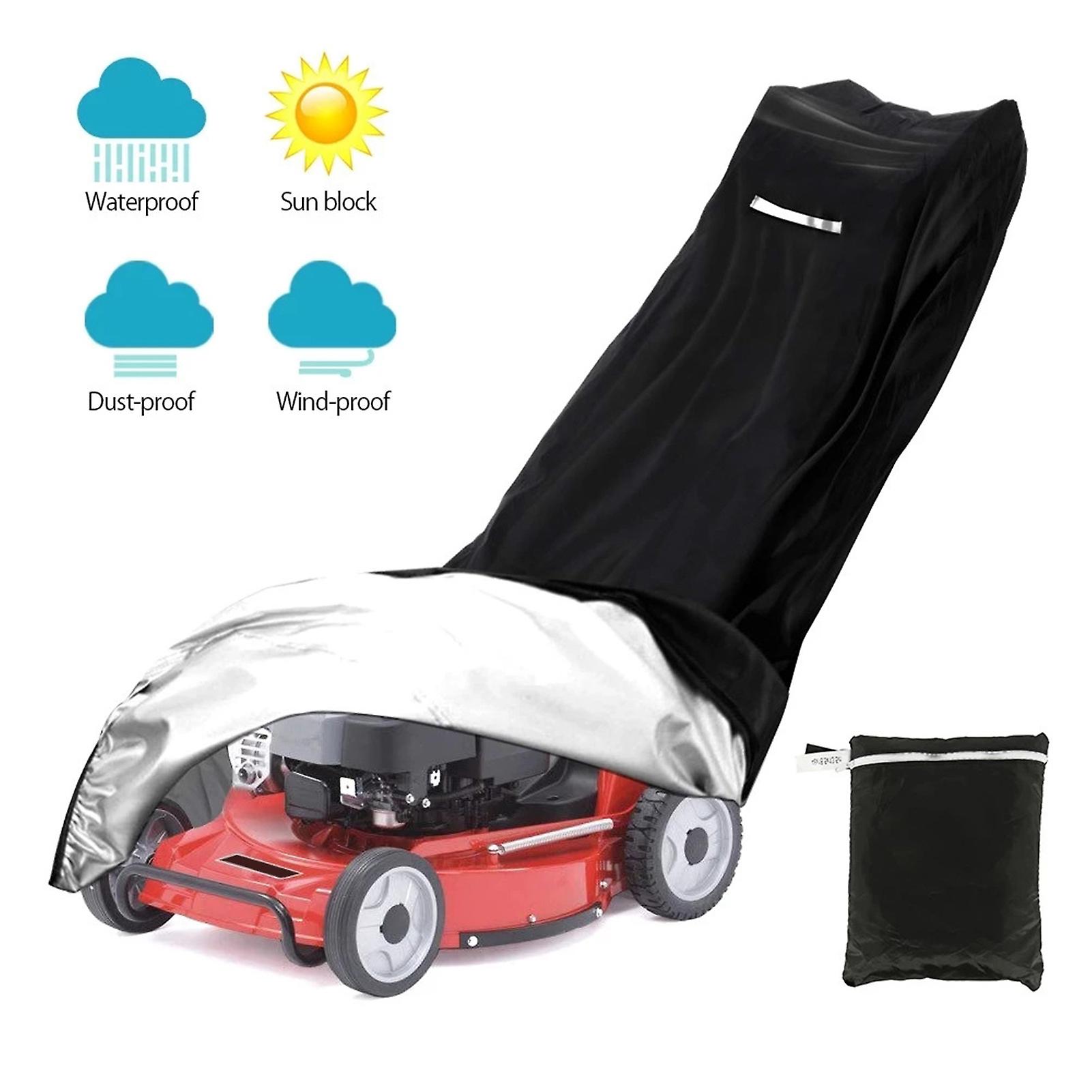 Durable Lawn Mower Cover with Storage Bag Universal Sun Protection ...