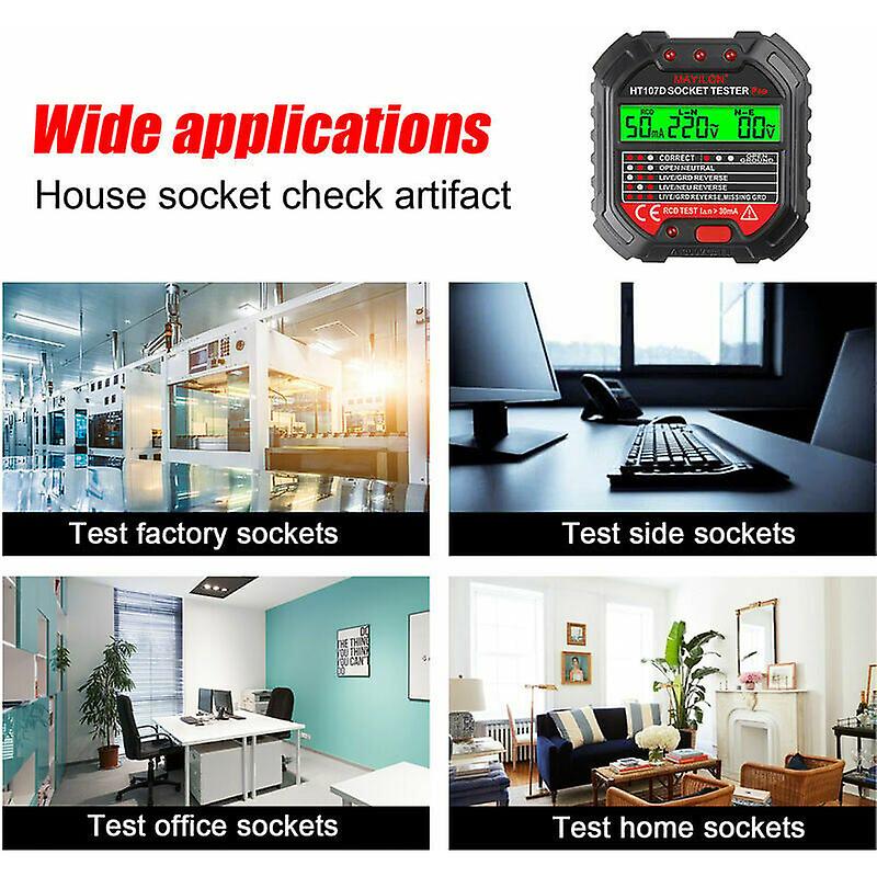 Socket Tester Electrical Socket Tester Multifunctional Leak Detector ...