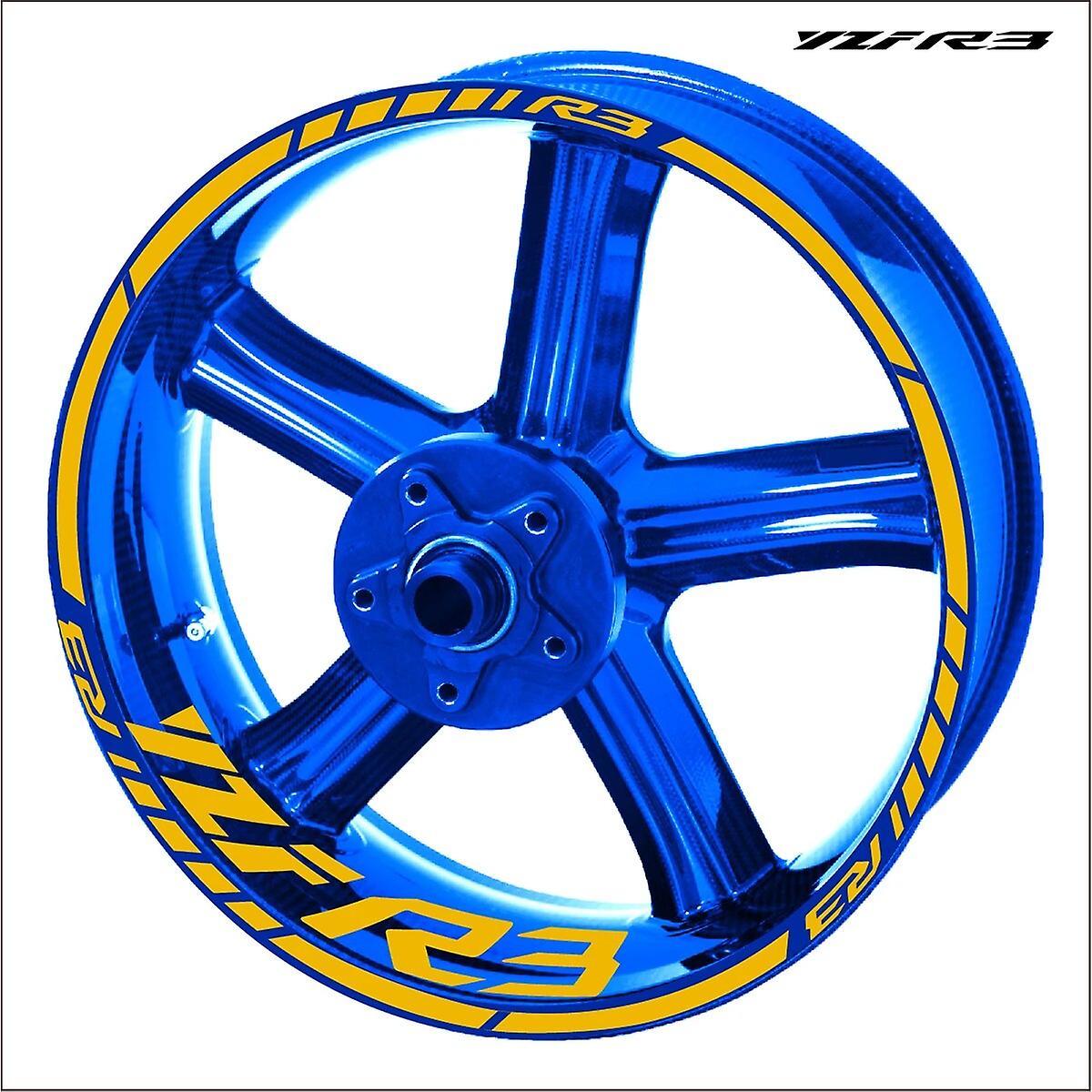 For Yamaha R3 Wheel Sticker Rim Stickers Decals Yzf R3 Logo Set | Fruugo UK