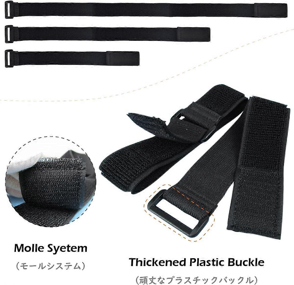 Elastic Strap 30 cm 50 cm 80 cm Band with Buckle 25 mm Cable Tie 6 ...