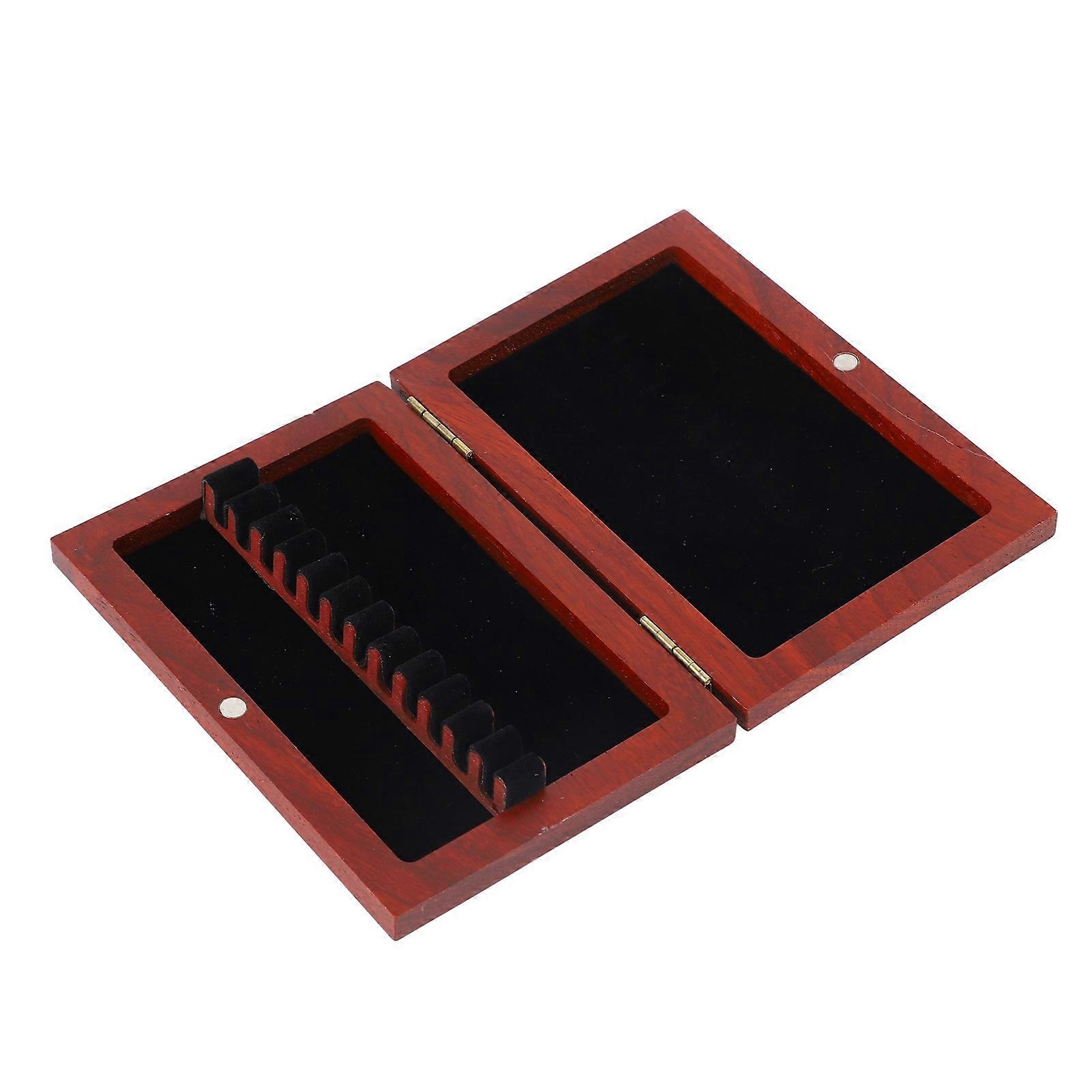 Oboe Reed Case Redwood Storage Box Large Capacity Woodwind Reed Holder ...