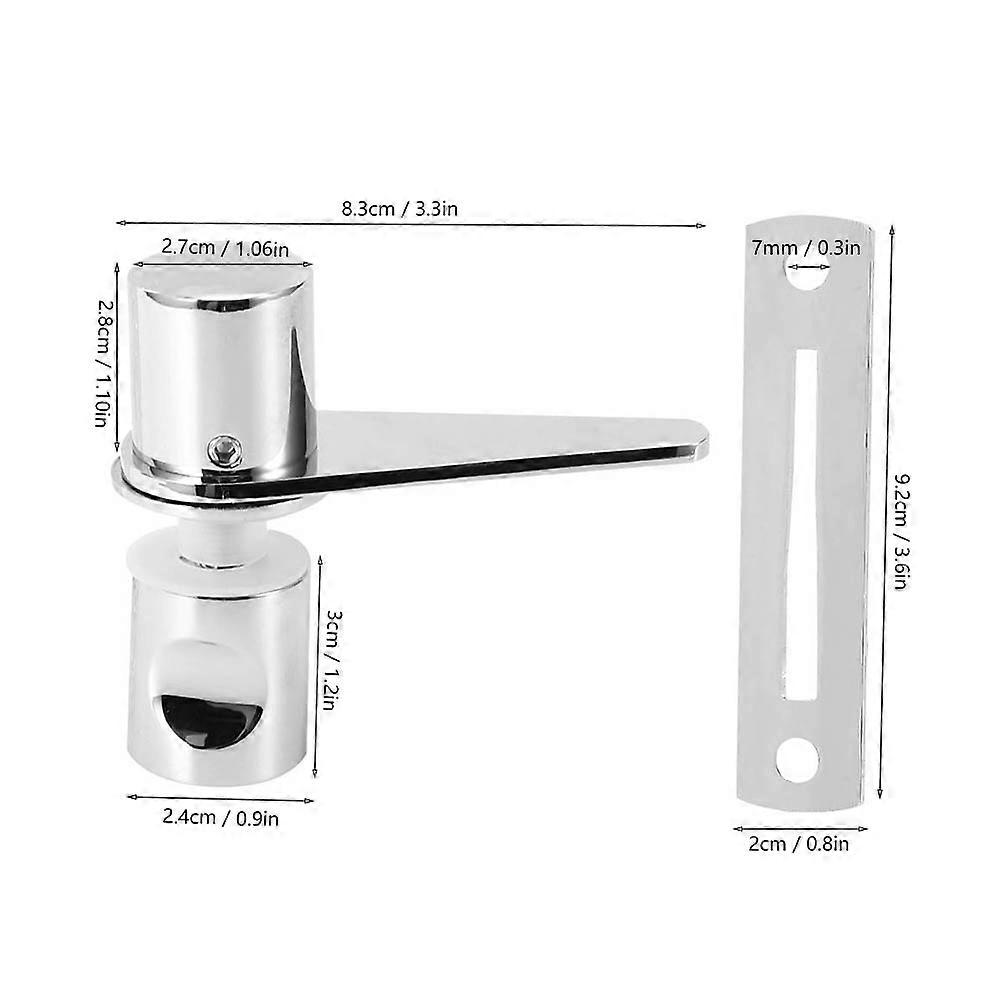 Bathroom Glass Door Lock Shower Room Latch Lock For Home Office Doors ...