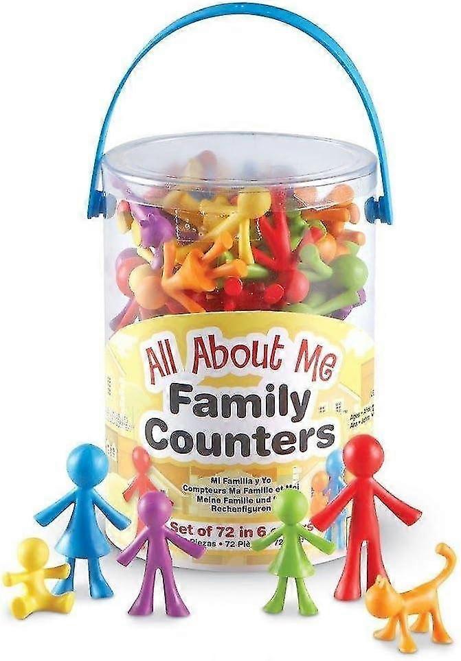 Learning Resources Family Members All About Me Counter - Set of 72 ...