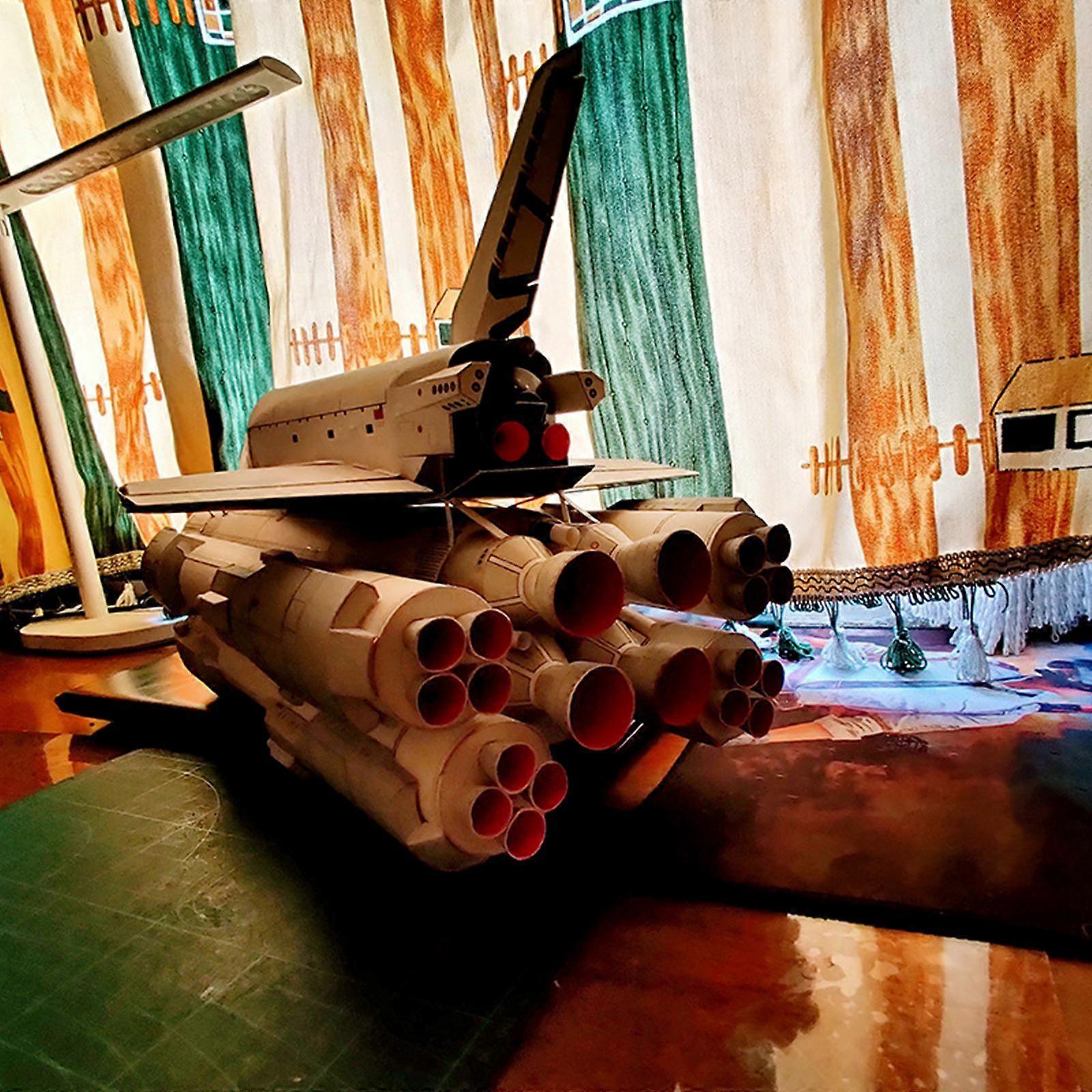 1:96 Scale Rocket Model Kit DIY Model Rocket Spacecraft Model for Kids ...