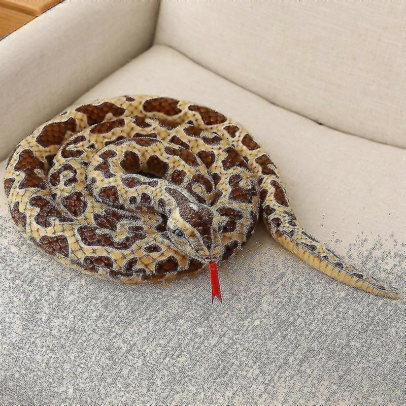 1pc 200cm/300cm Giant Snakes Plush Toy Simulation Long Golden Python ...
