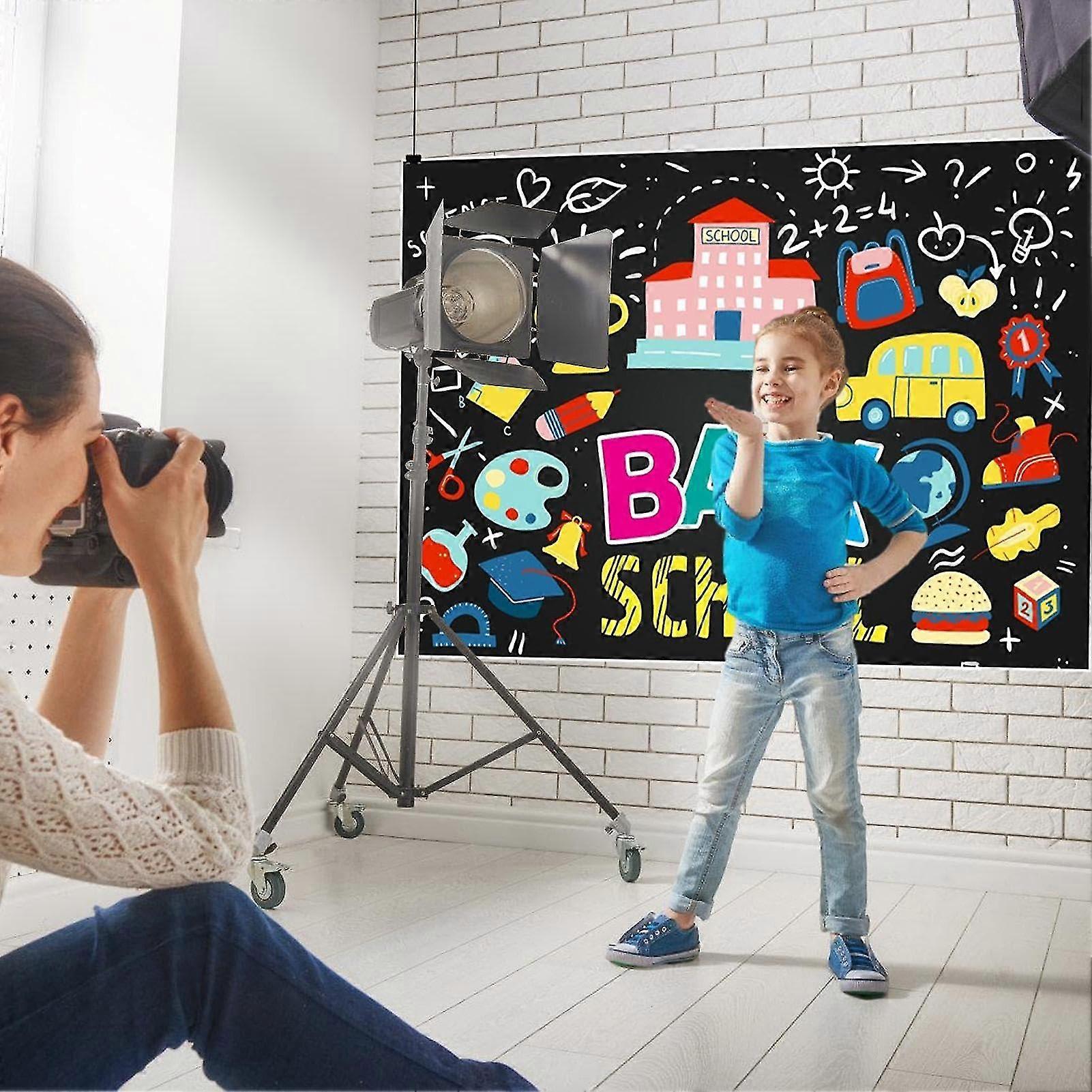 Back To School Decorations For Classroom - Welcome Back Backdrop Banner ...