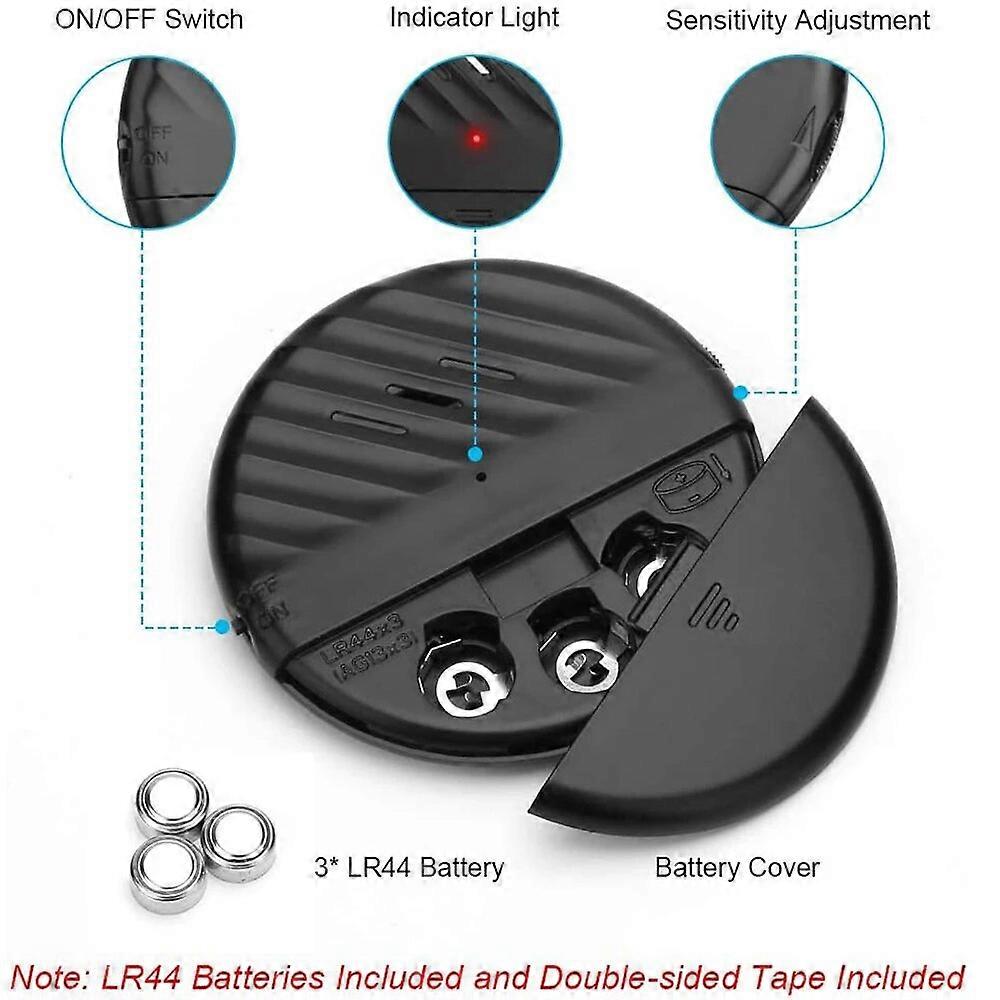 125dB Vibration Alarm Glass Vibration Break Detector Door Window ...