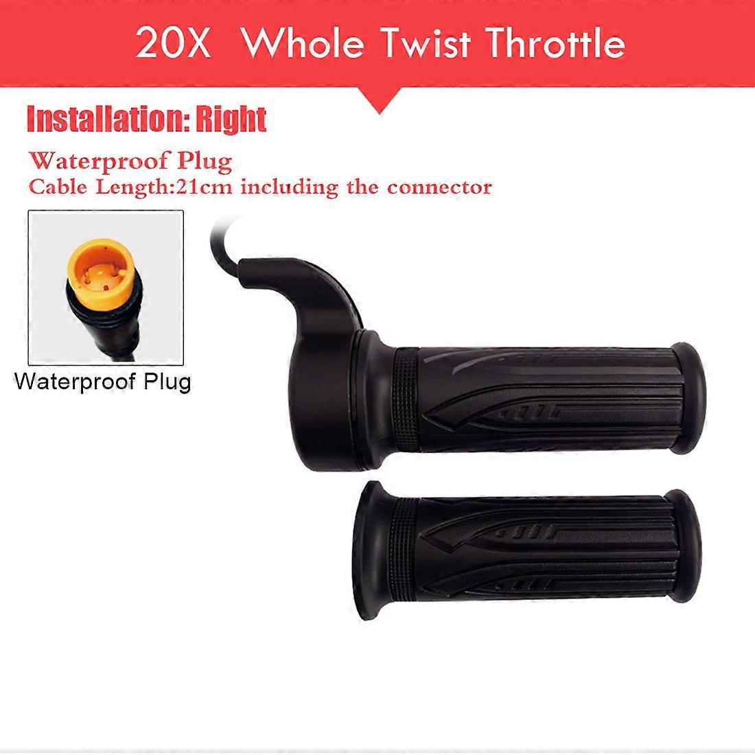 E Bike Throttle for Ebike Twist Throttle Left and Right Hand Throttle ...