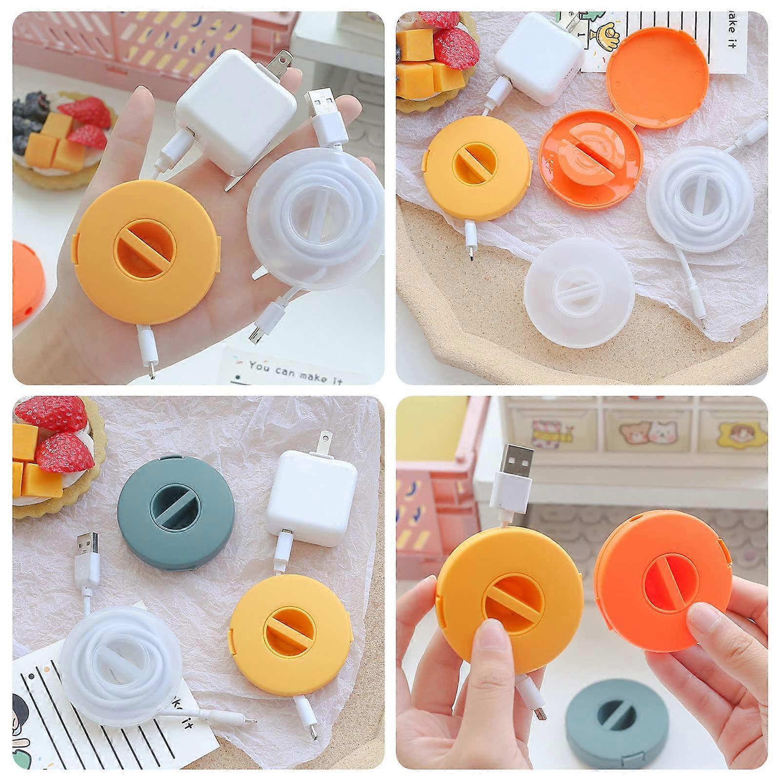 4Pcs Cable Winders, Empty Reel Compact Cable Management Reel ...