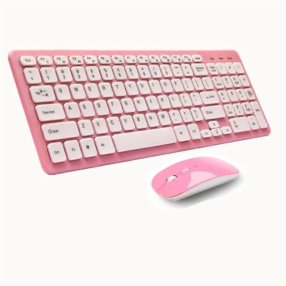 French Keyboard Wireless 2400DPI Mouse 2.4Ghz Ultra-Slim AZERTY ...