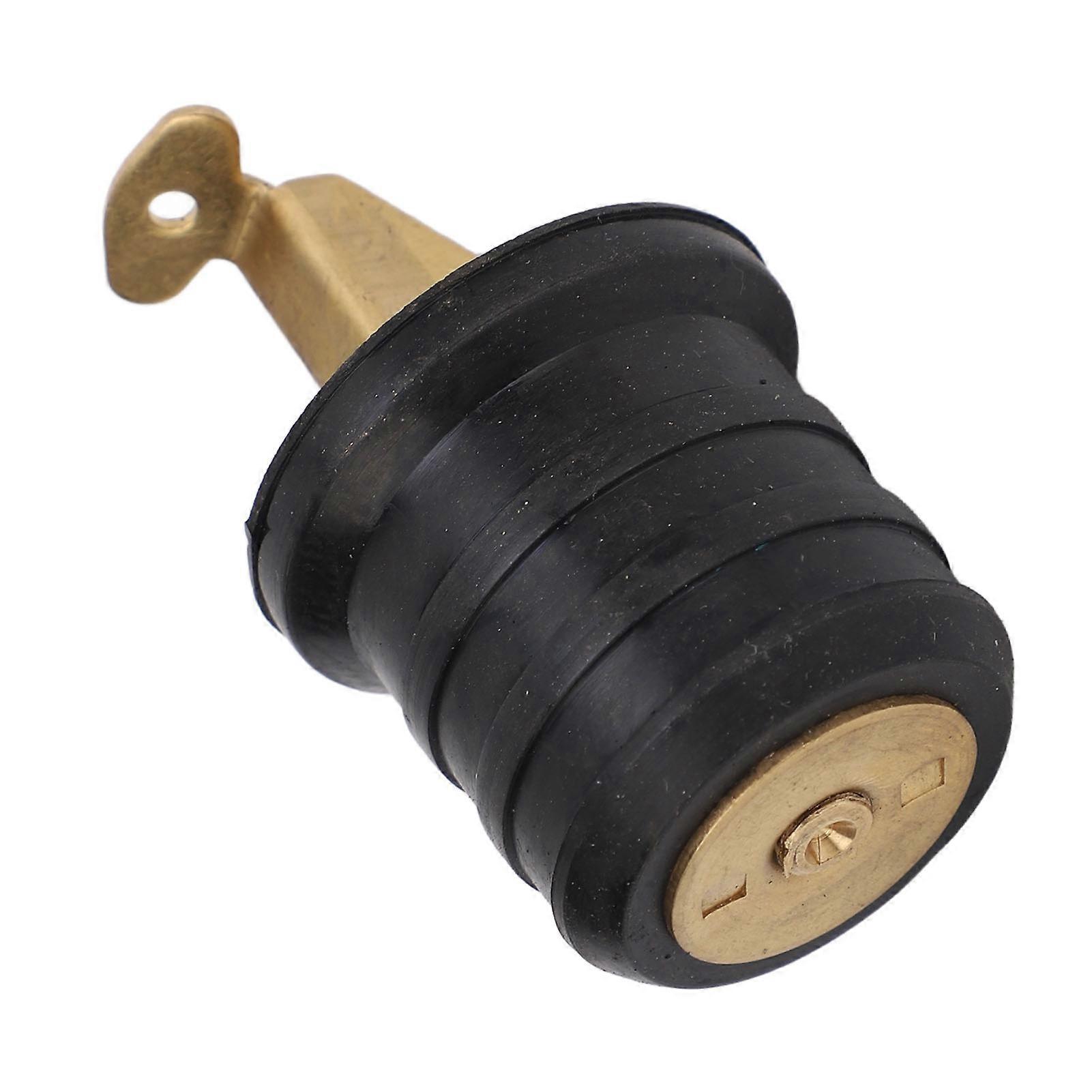 Boat Live Well Plug Brass Livewell Bait Well Drain Plug Tight Sealing ...