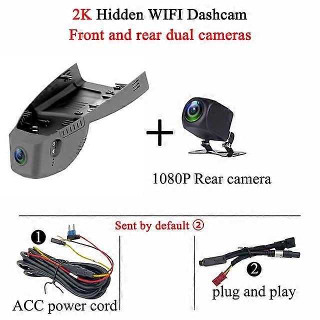 For BMW F22 F23 F44 F45 F46 2014-2022 Front and Rear 4K Dash Cam for ...