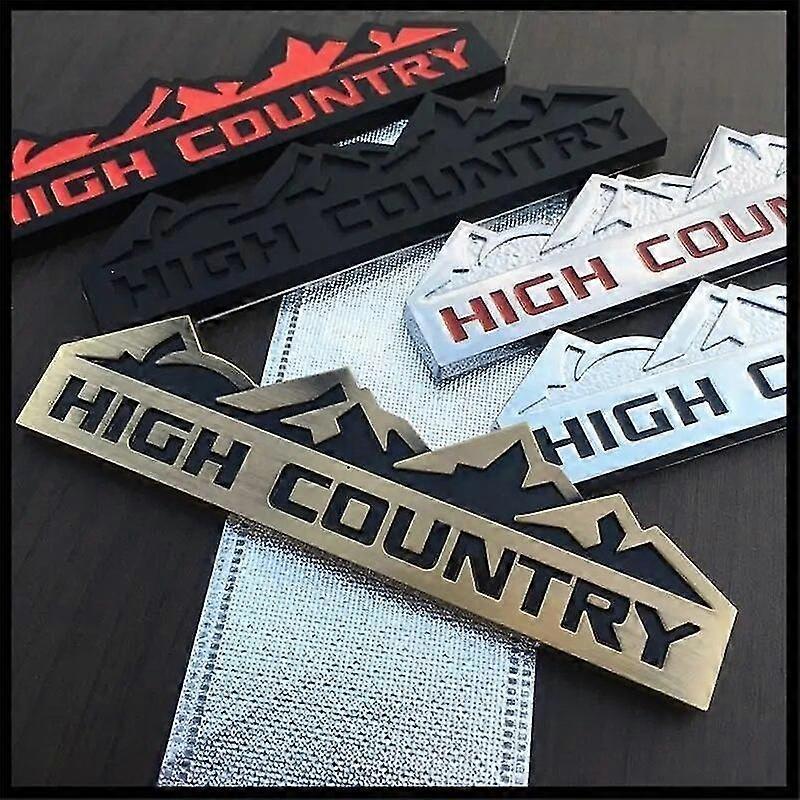 3D Metal Refitting HIGH COUNTRY Snow Mountain Trail Rated Car Front ...