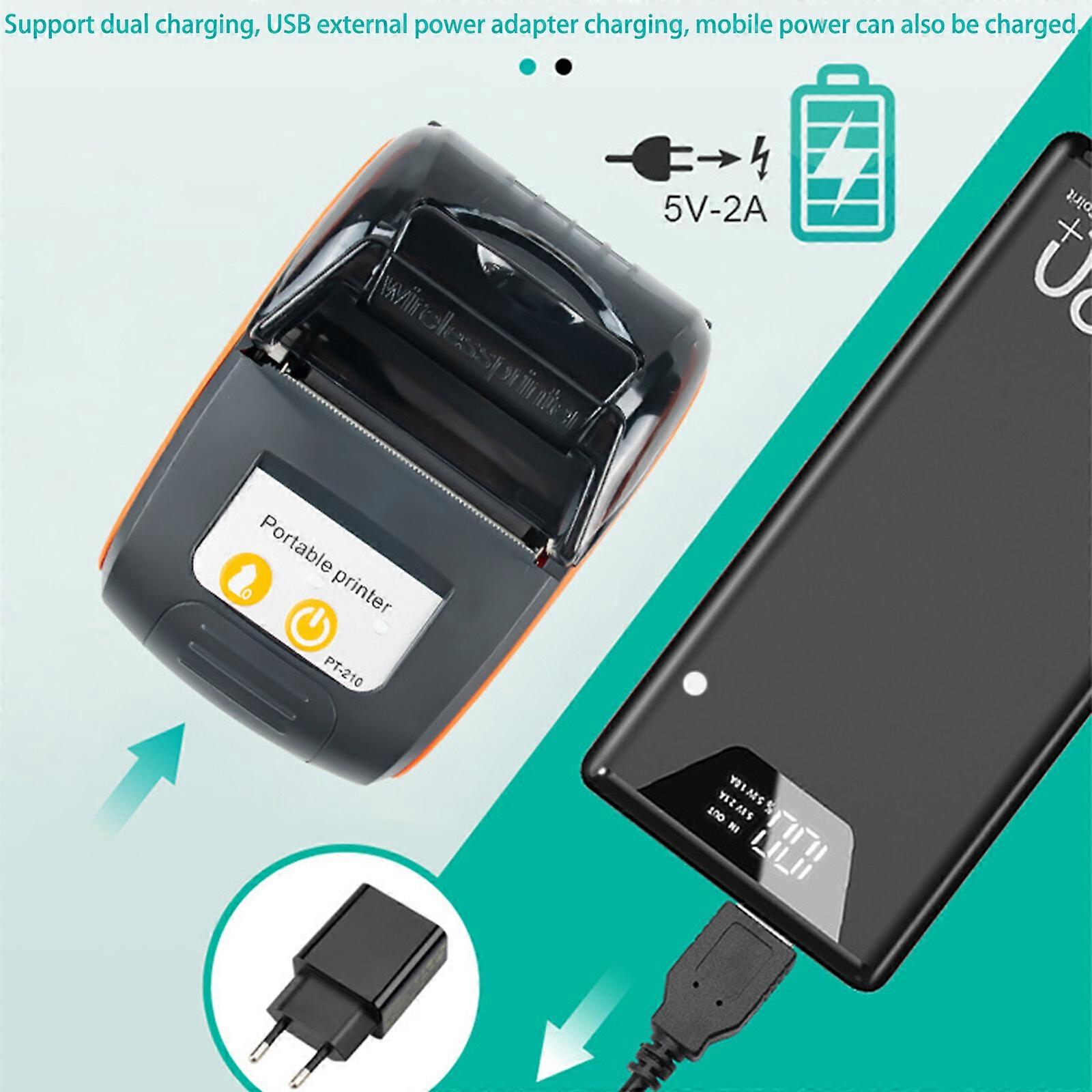 New Bluetooth Receipt Printer, 58mm Mini Wireless POS Receipt Printer ...