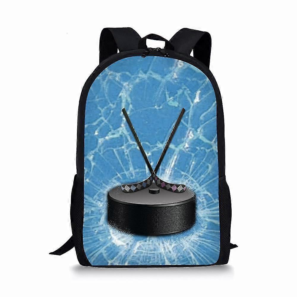 Cute Ice Hockey 3d Print School Bag For Boys Girls Back Pack Children ...
