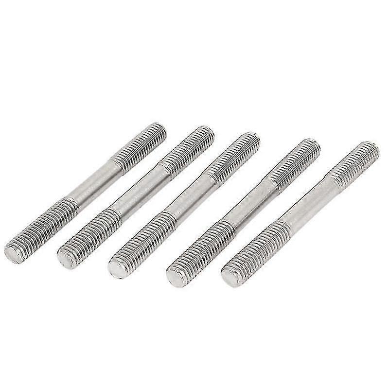 Pack Of 5 Double-ended Threaded Pin Screws M8 X 100 Mm Made Of A2 ...