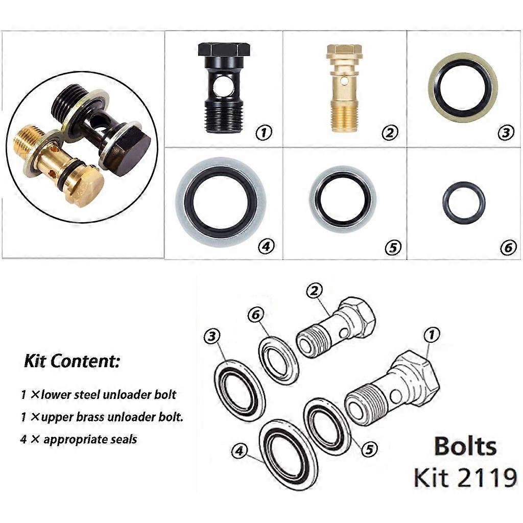 3/B Unloader Mounting Screws Kits Pressure Washers AR2119 For Annovi ...