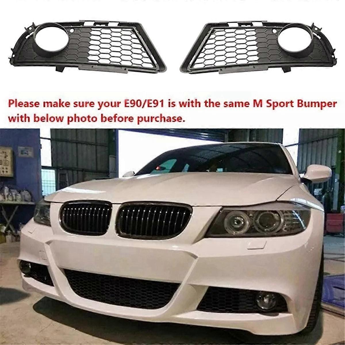 For 3-Series E90 E91 Car Front Bumper Fog Light Grilles | Fruugo UK