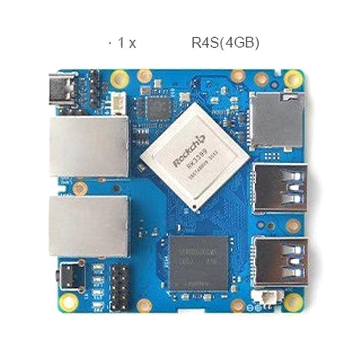 NanoPi R4S 4GB Dual Gbps Ethernet Gateways RK3399 with Cooling Support ...