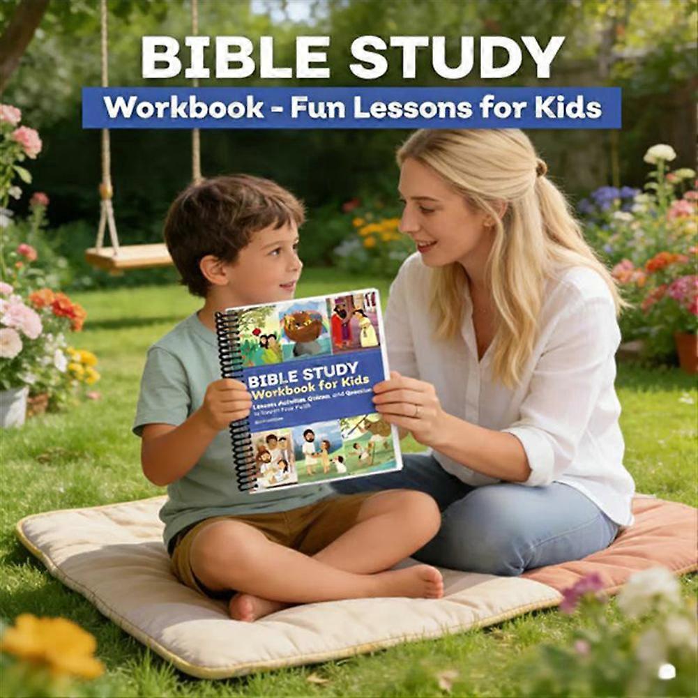 Bible Study Workbook for Kids, Fun Interactive Bible Learning ...