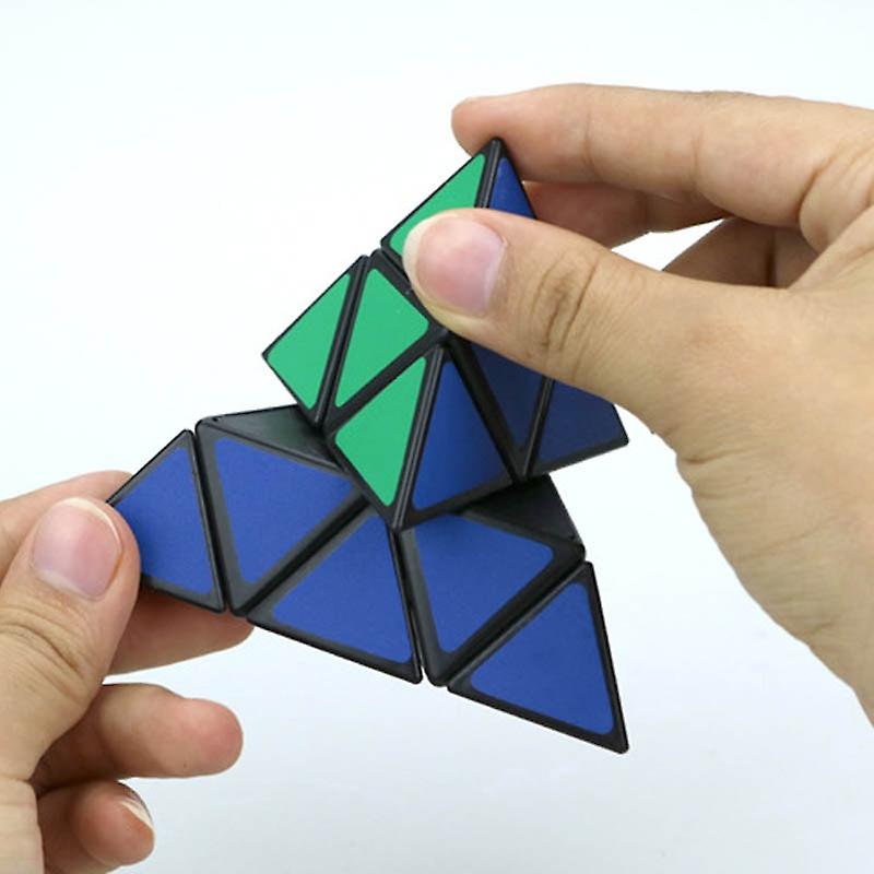 Pyramid Magic Cube 3x3 Cubo Magico Intellectual Develop Competition ...