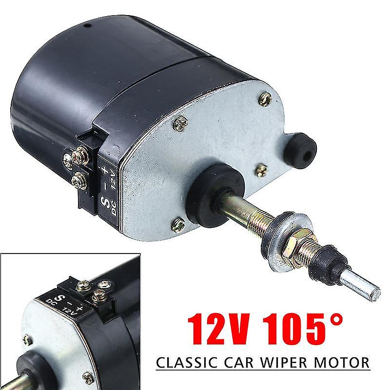 Wiper Motor With Switch, Metal Wiper Motor Dc12v 105 Universal Wiping ...