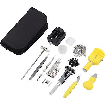 Watch Repair Tool Set, 147pcs Watch Repair Kit, Stainless Steel Plastic ...