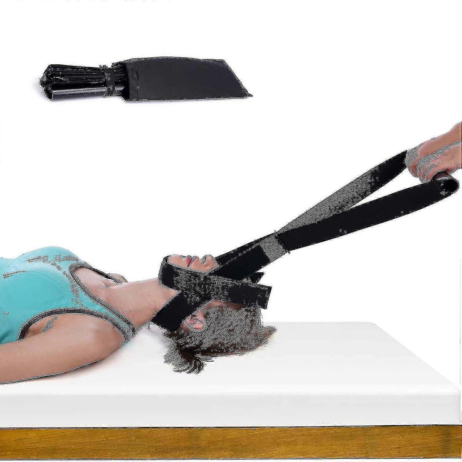 Neck Stretcher Strap, Spine Chiropractic Decompression Tool With Chin ...