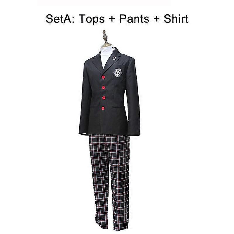 Game Persona 5 Akira Kurusu Cosplay Costume P5 Ren Amamiya Full Set ...