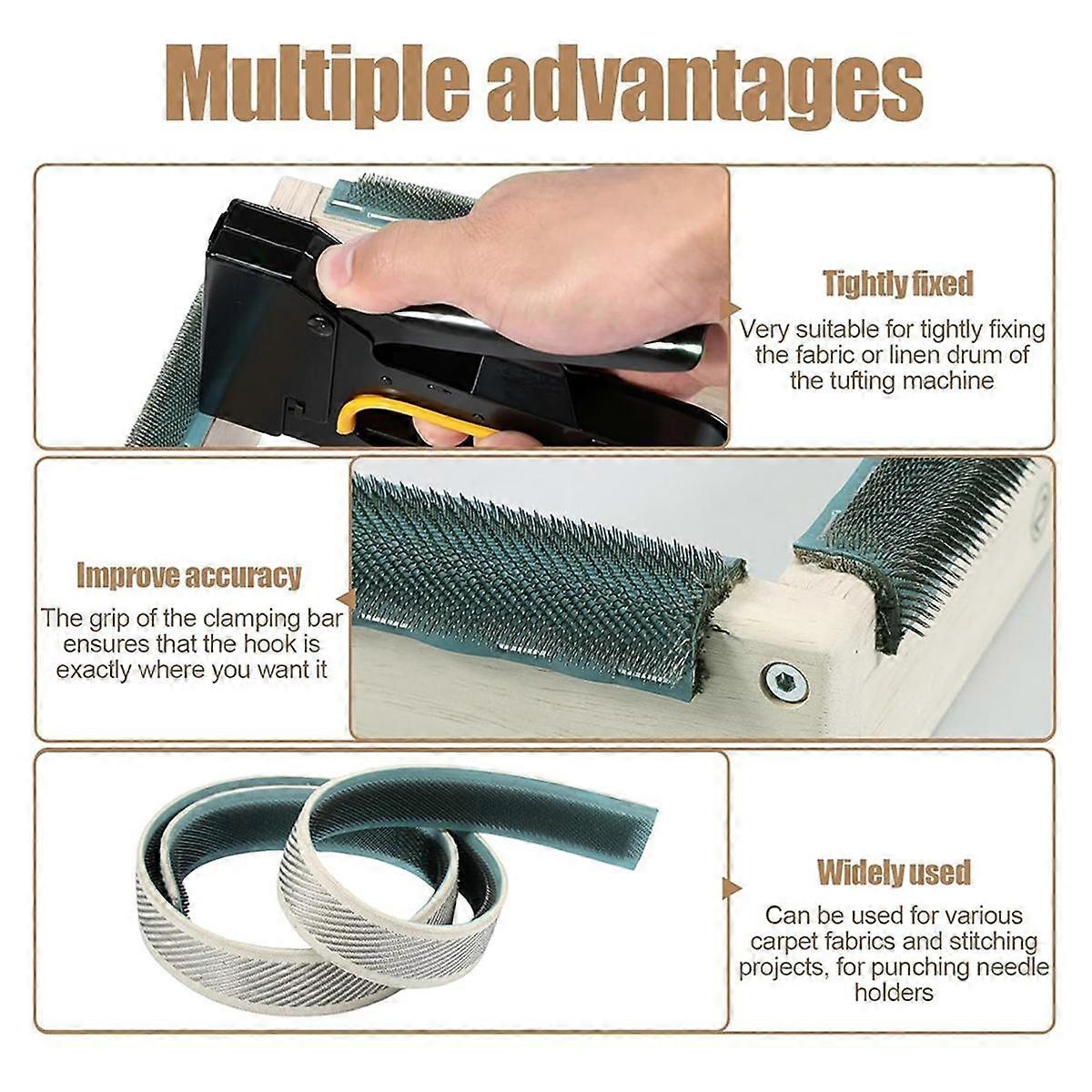 Gripper Strip Rug Fabric Hooking for Tufting Frame, Solid Hooking ...