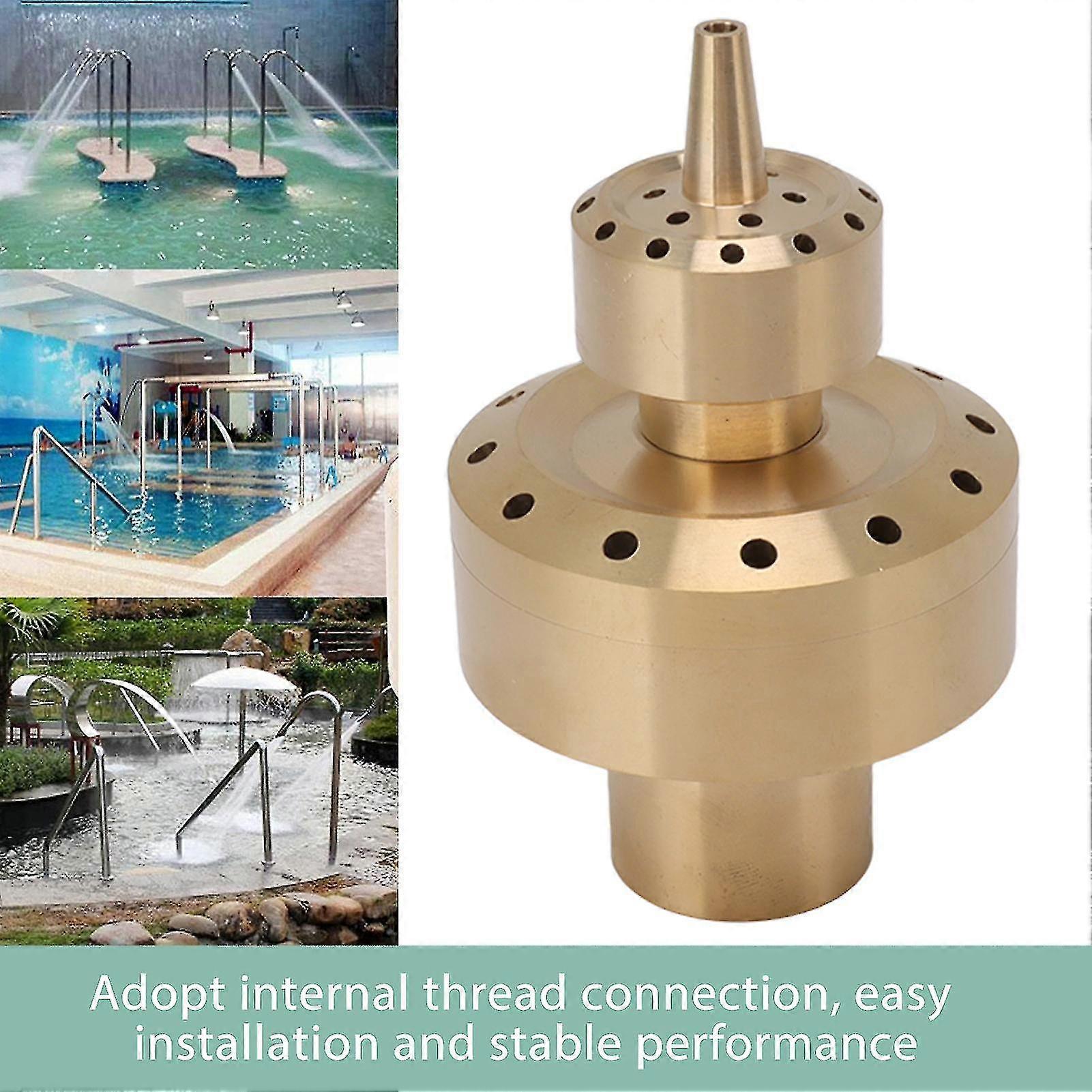Copper Double Column Fountain Nozzle Music Fountain Landscape Scenery ...