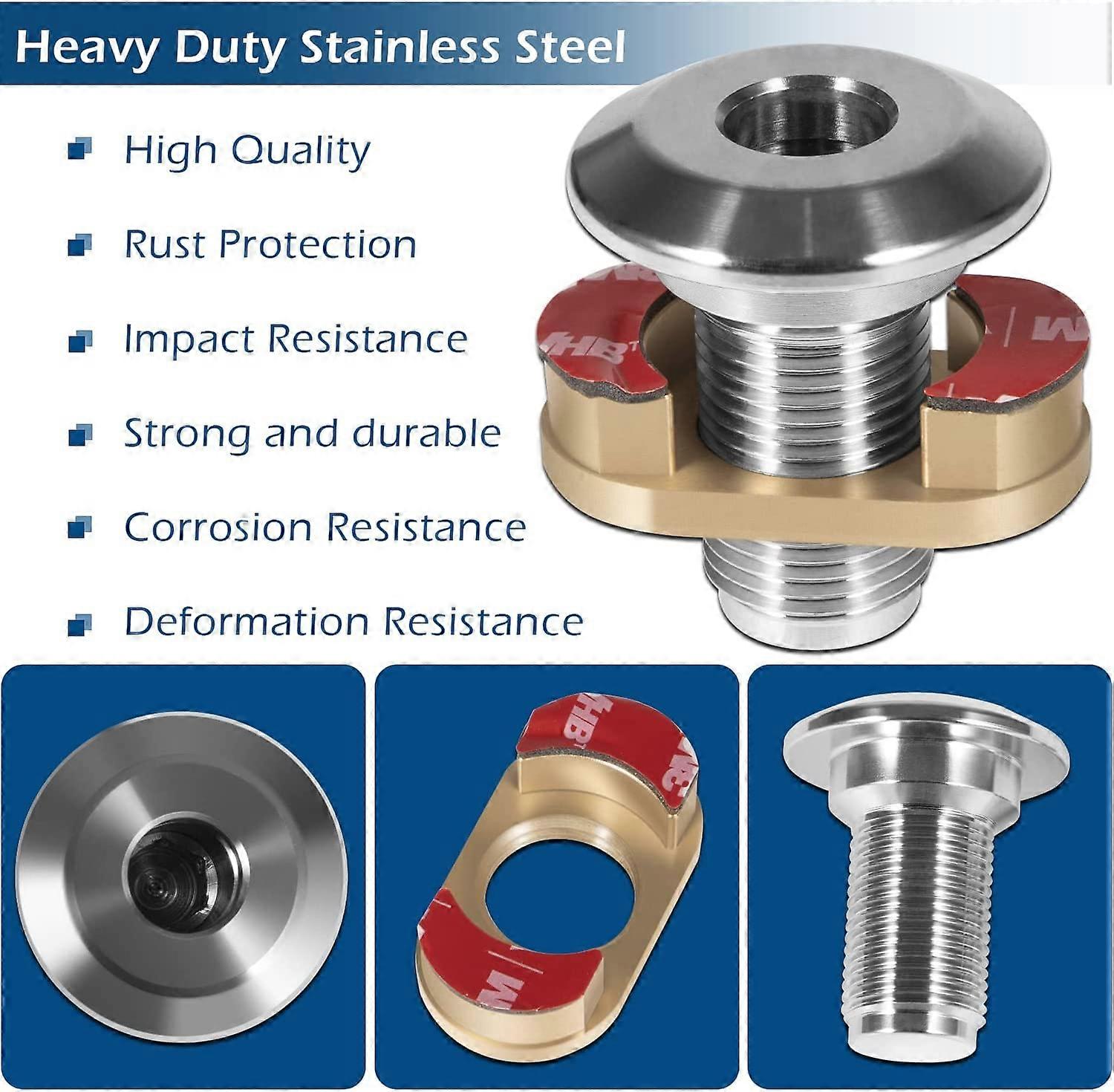 MingXing 1/2 Quick Release Boat Fender Receiver Marine Stainless Steel ...