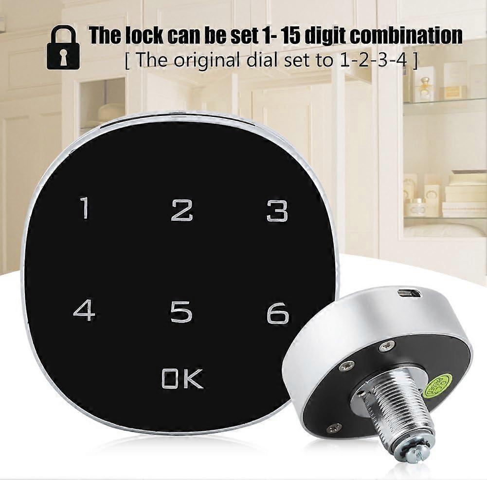 2024 New Code Lock Digital Zinc Alloy Code Combination Electronic Code Lock Cam Cabinet Locker ...