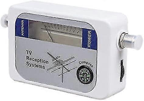 Digital Aerial Terrestrial Tv Antenna Signal Strength Meter White1pcs ...