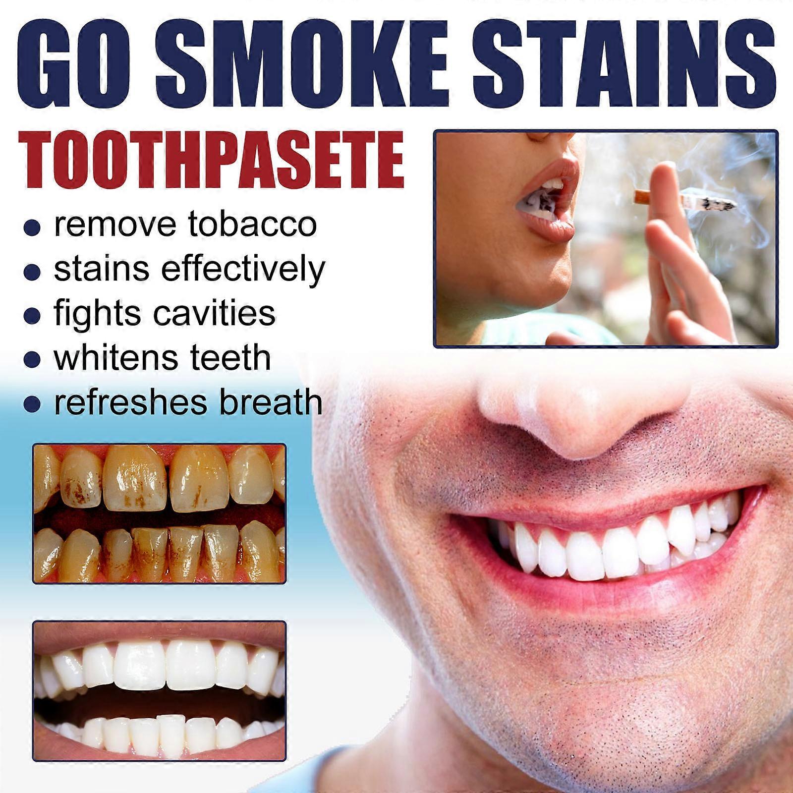 SMOKERS TOOTHPASTE,Smokers Stain Removal Whitening Gel,Remove Smokers ...