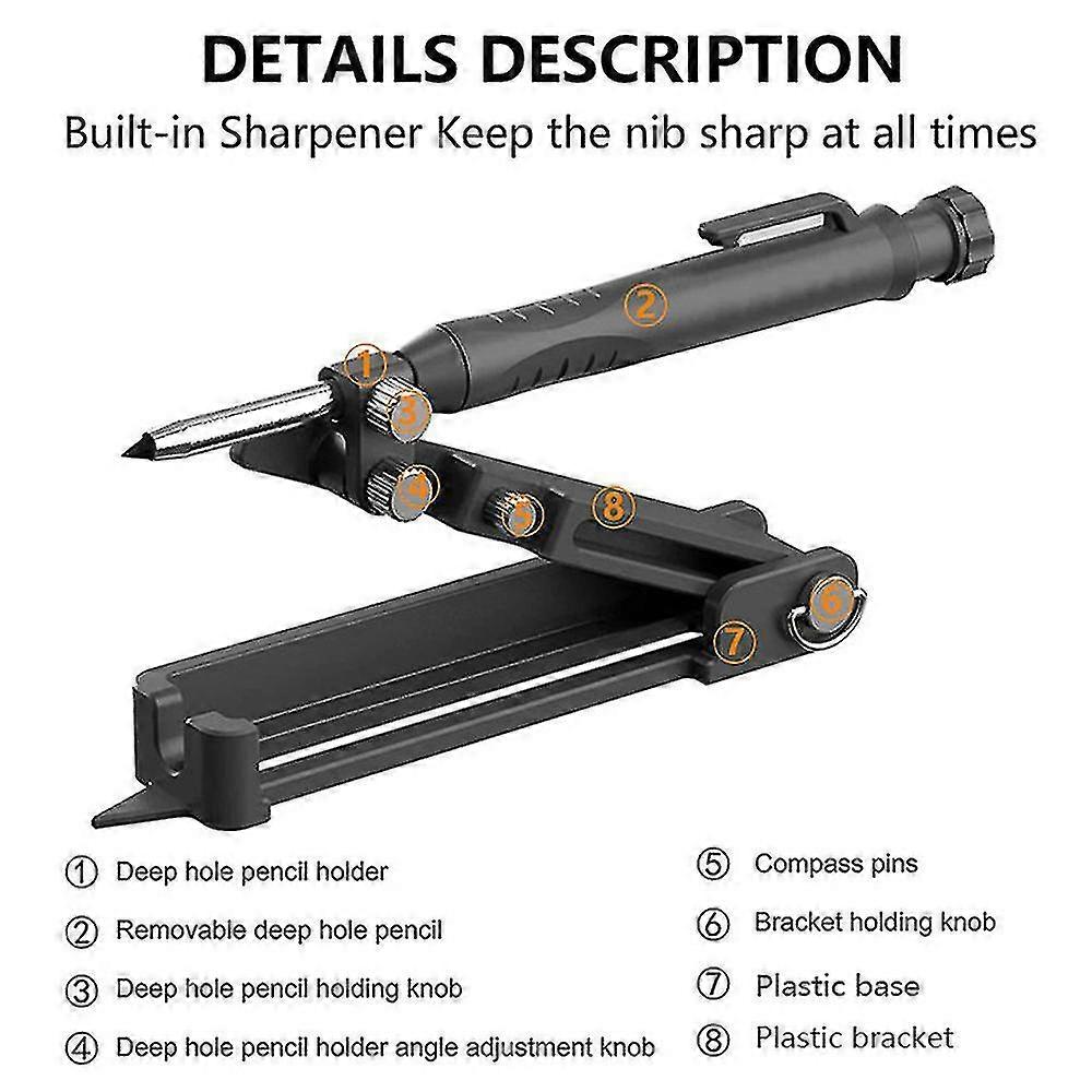 Multi-function Woodworking Scribing Tool | Fruugo UK