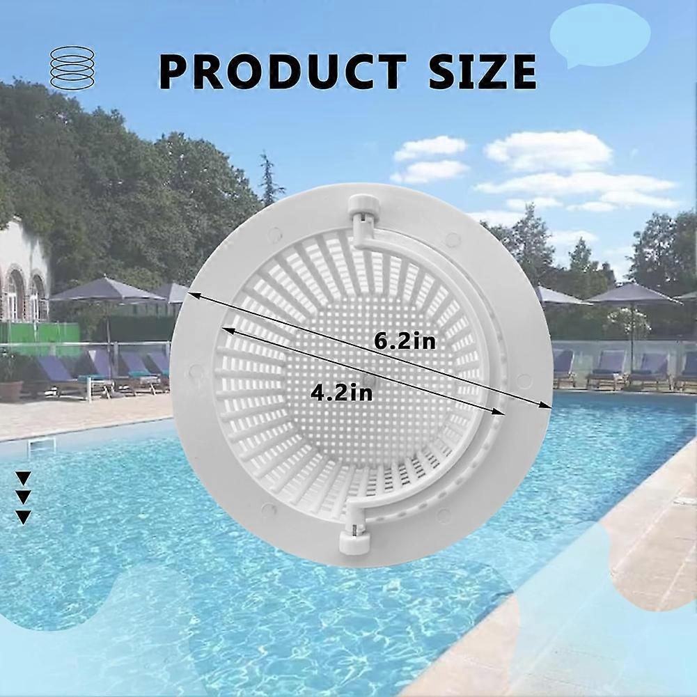 Swimming Pool Skimmer Replacement Basket with Handle, 3Pack - Above Ground Pool Thru-Wall ...