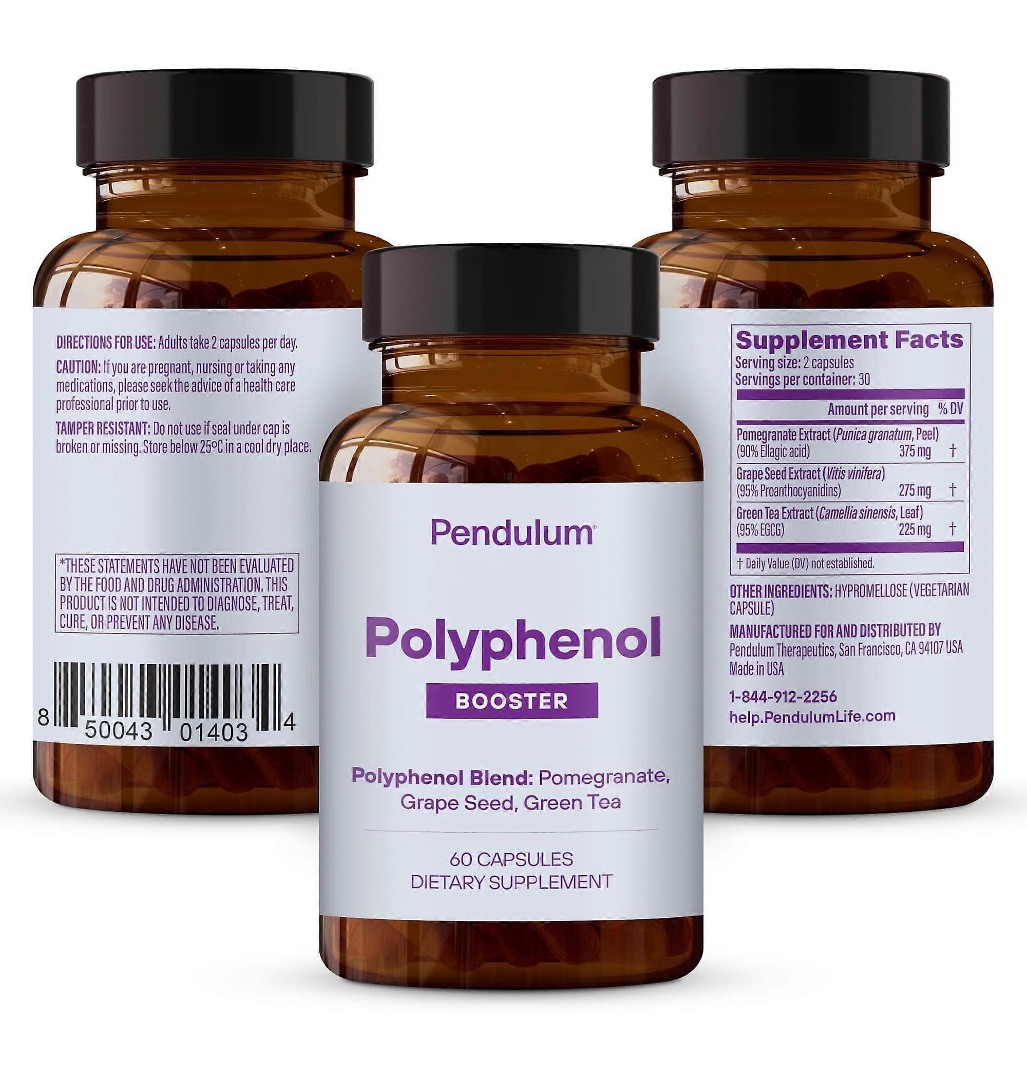 Pendulum Polyphenol Booster 60 Caps | Fruugo UK