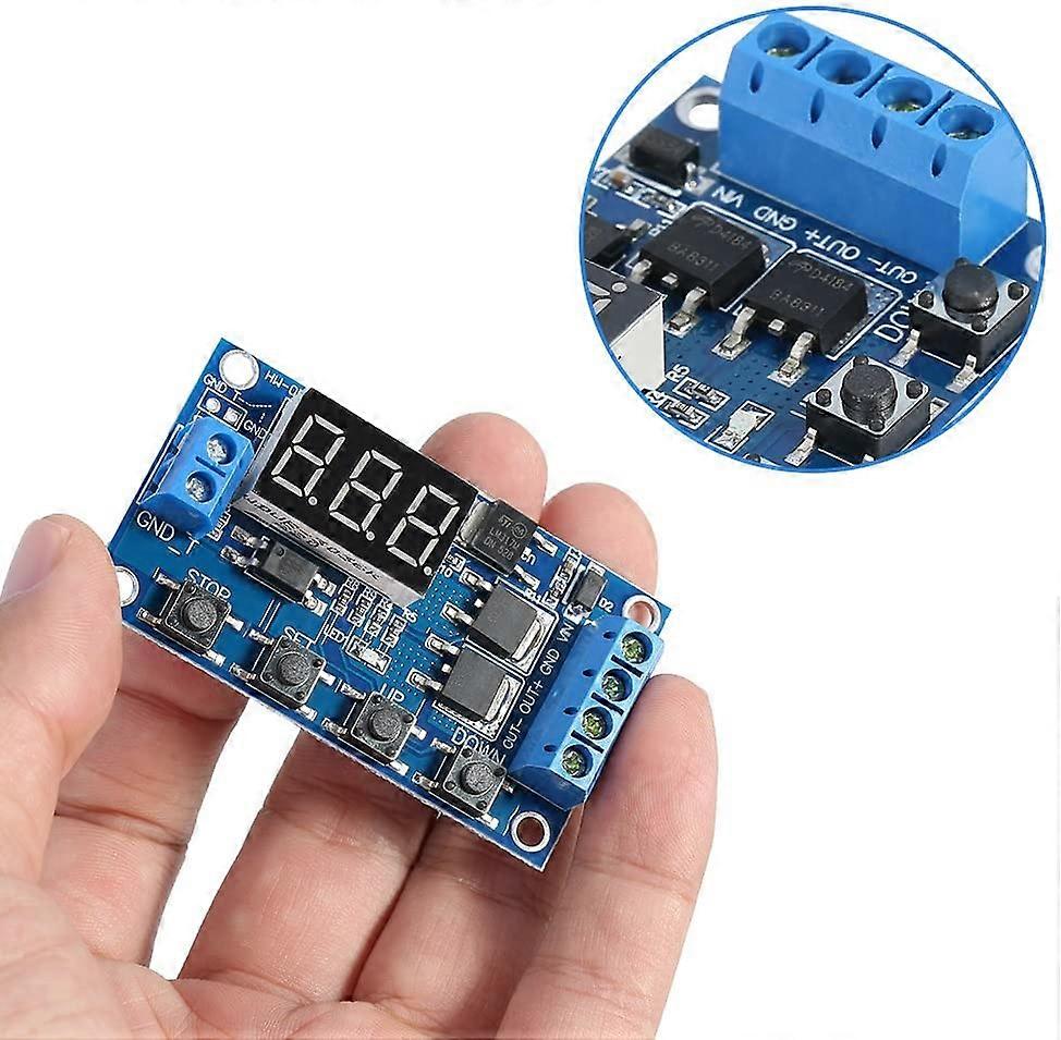 Timer Module, DC 5V-36V Timer Module Trigger Cycle Delay Timer Switch ...