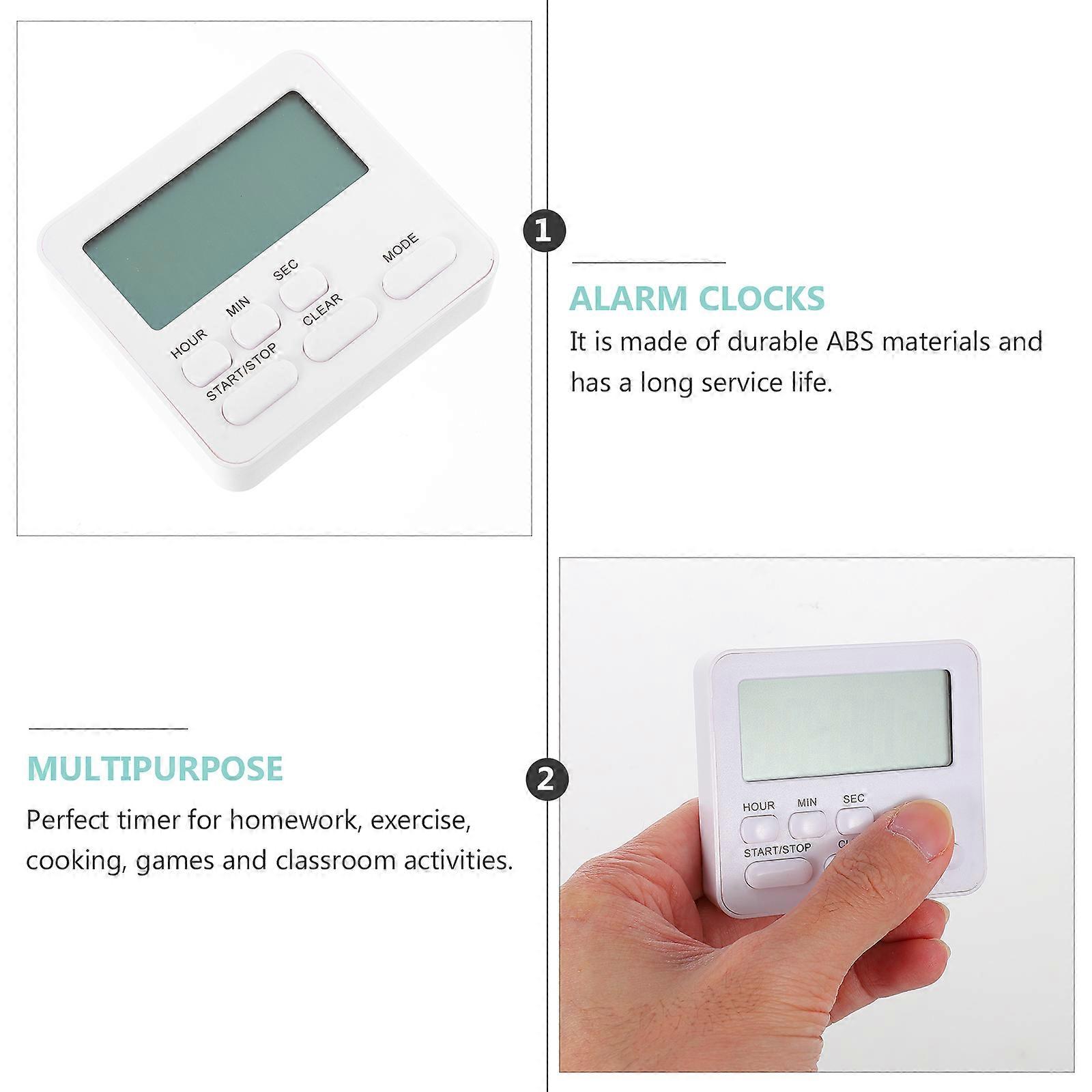 Digital Kitchen Timer Student Timer Alarm Clock Silent Timer Portable ...