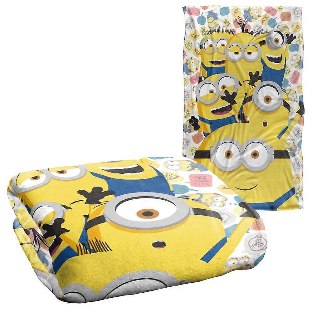 Minions Blanket Waving Silky Touch Super Soft Throw BlanketMTWLF841 ...