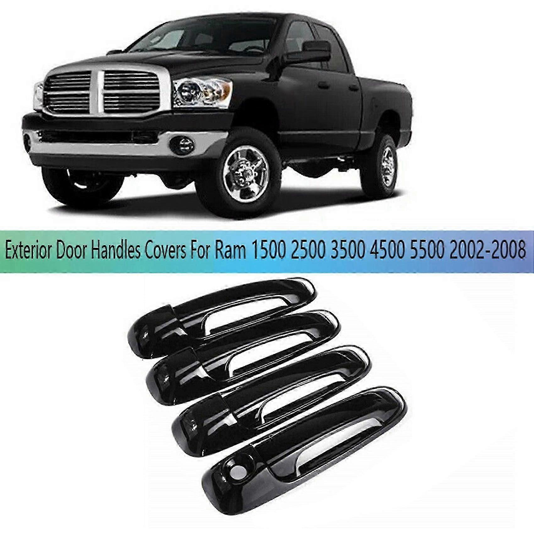 8pcs Car Exterior Door Handles 4 Door Handle Covers For Ram 1500 2500 ...