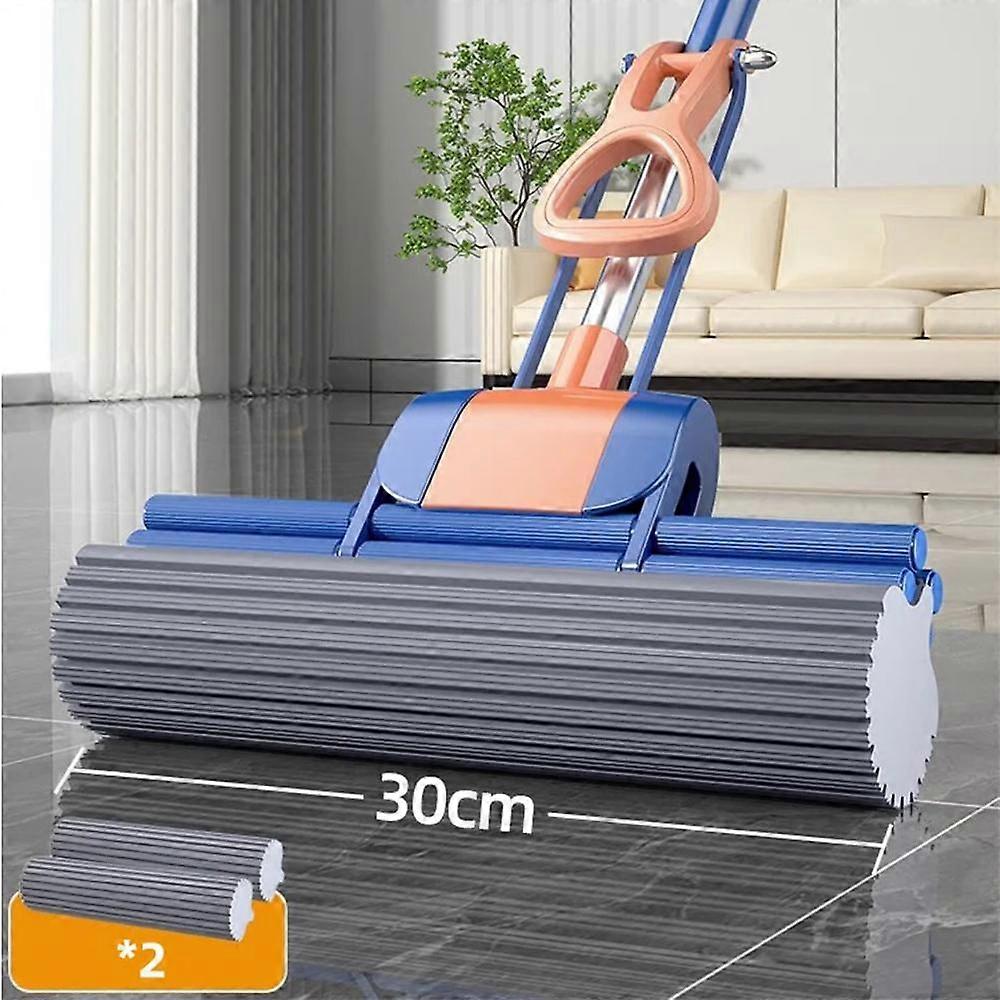 Sponge Mop System with Collapsible Mop Home Tile Floor Bathroom ...