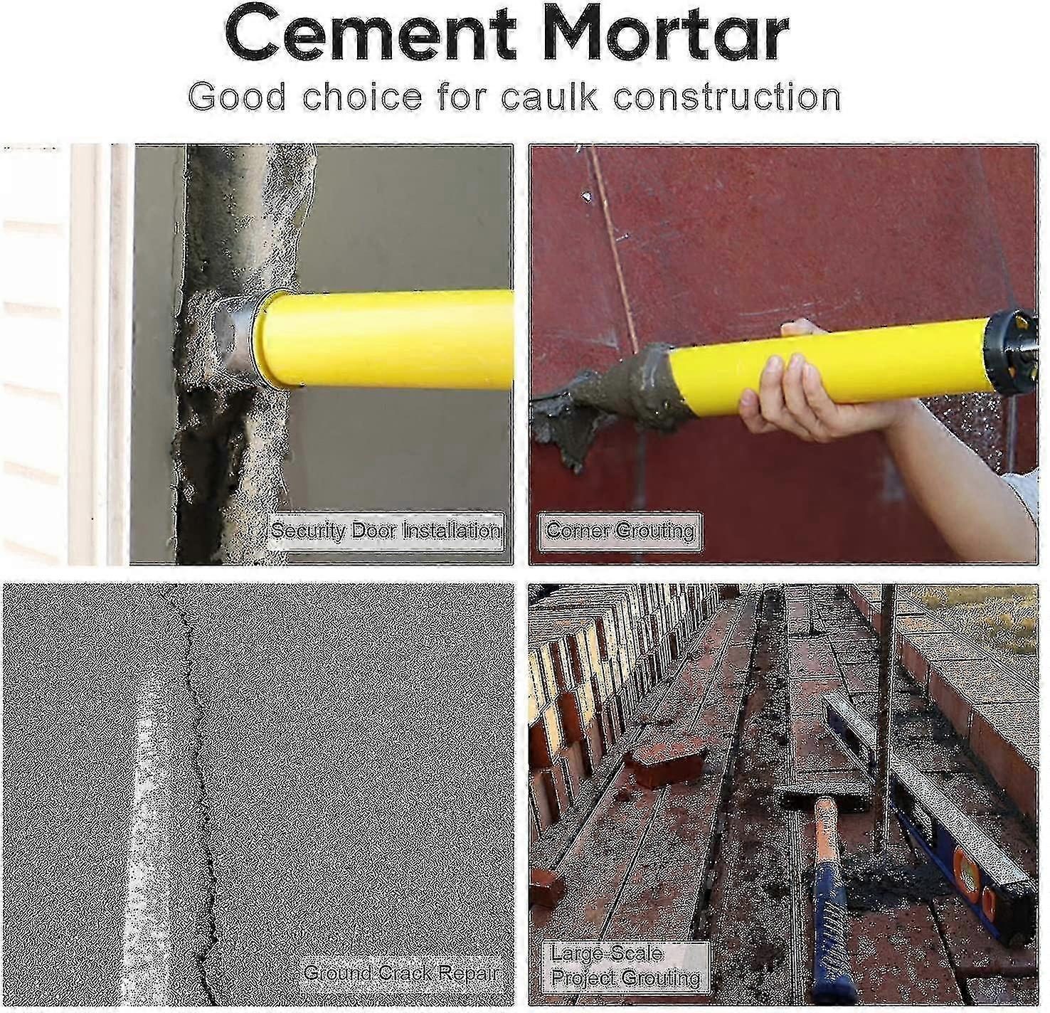 Mortar Syringe, Grout Gun For Mortar, Hand Mortar Pump With Accessory ...