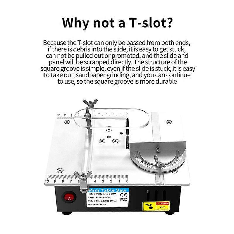 Mini Table Saw Electric Small Bench Saws Desktop Saw Household DIY PCB ...