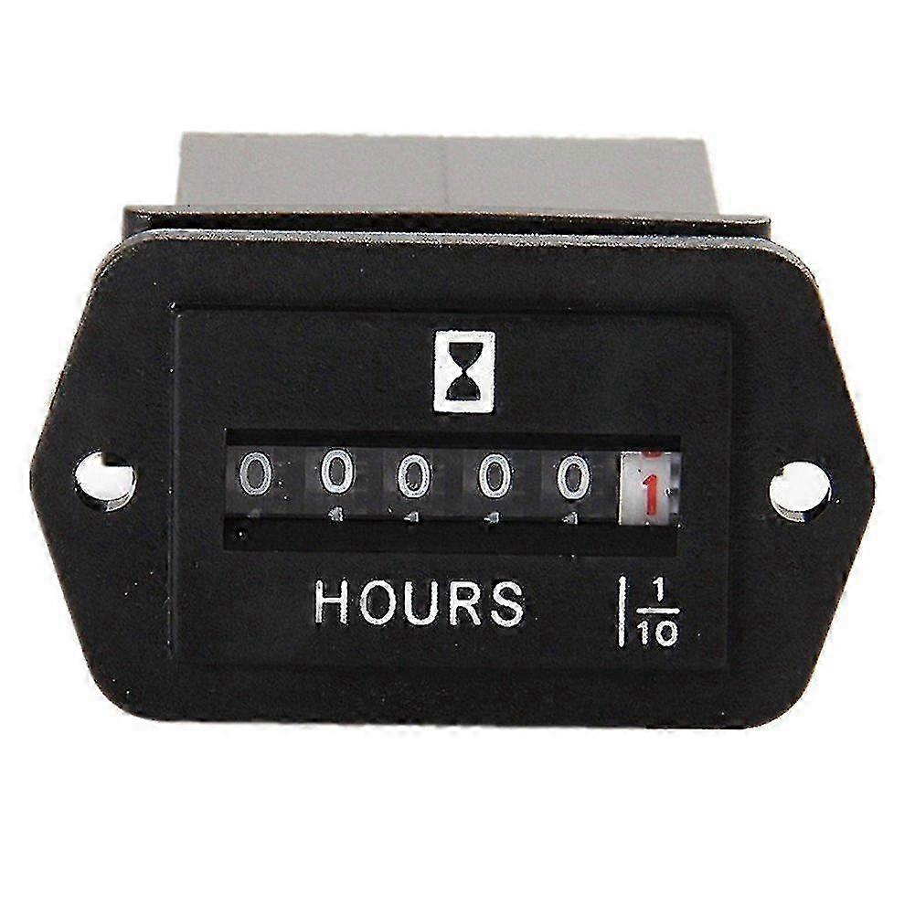6-80V DC Mechanical Hour Counter - Hourmeter Designed for Engines ...