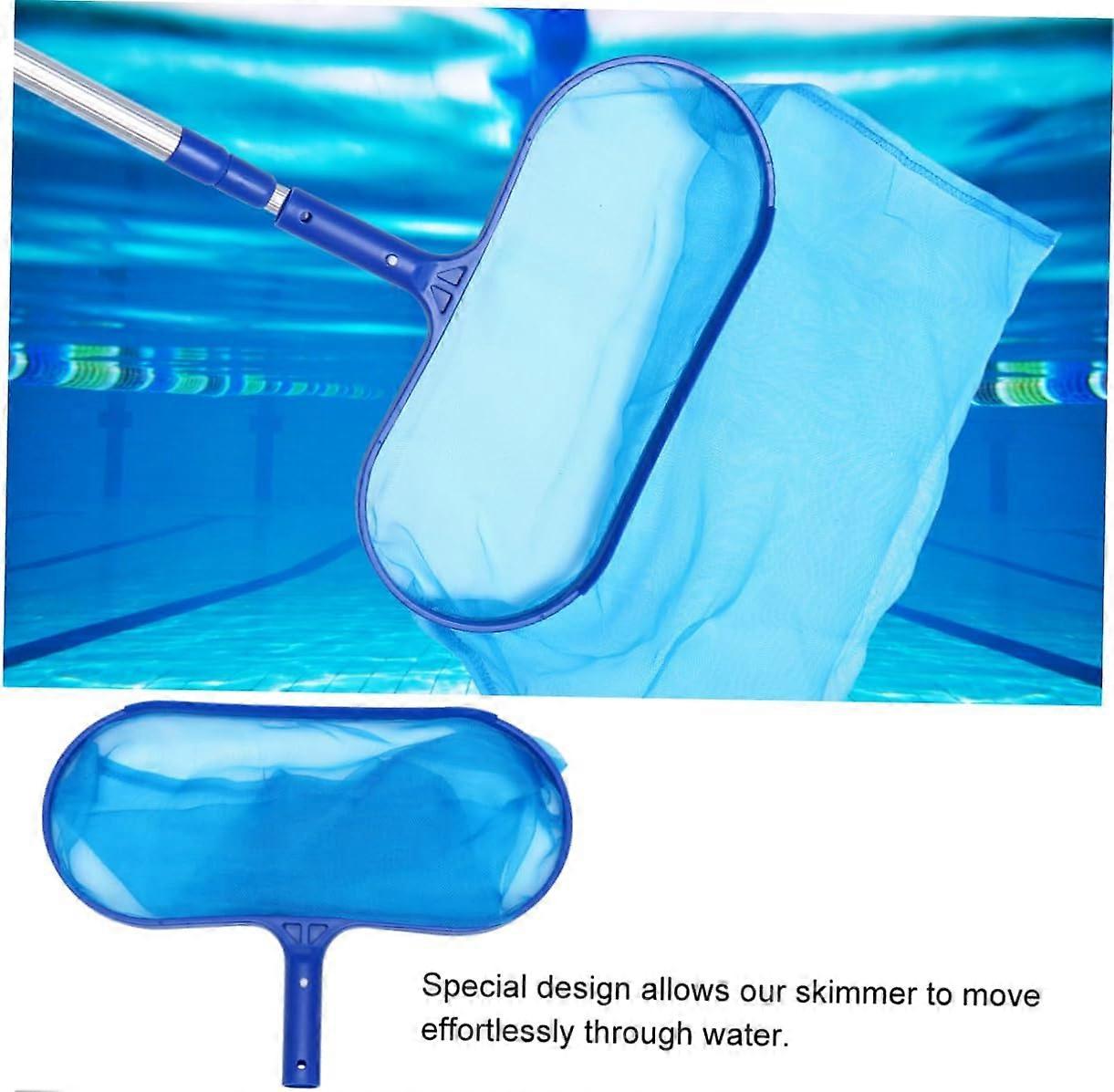 Swimming Pool Cleaning Net Set Sturdy Leaf Skimmer Net Handheld Pool ...