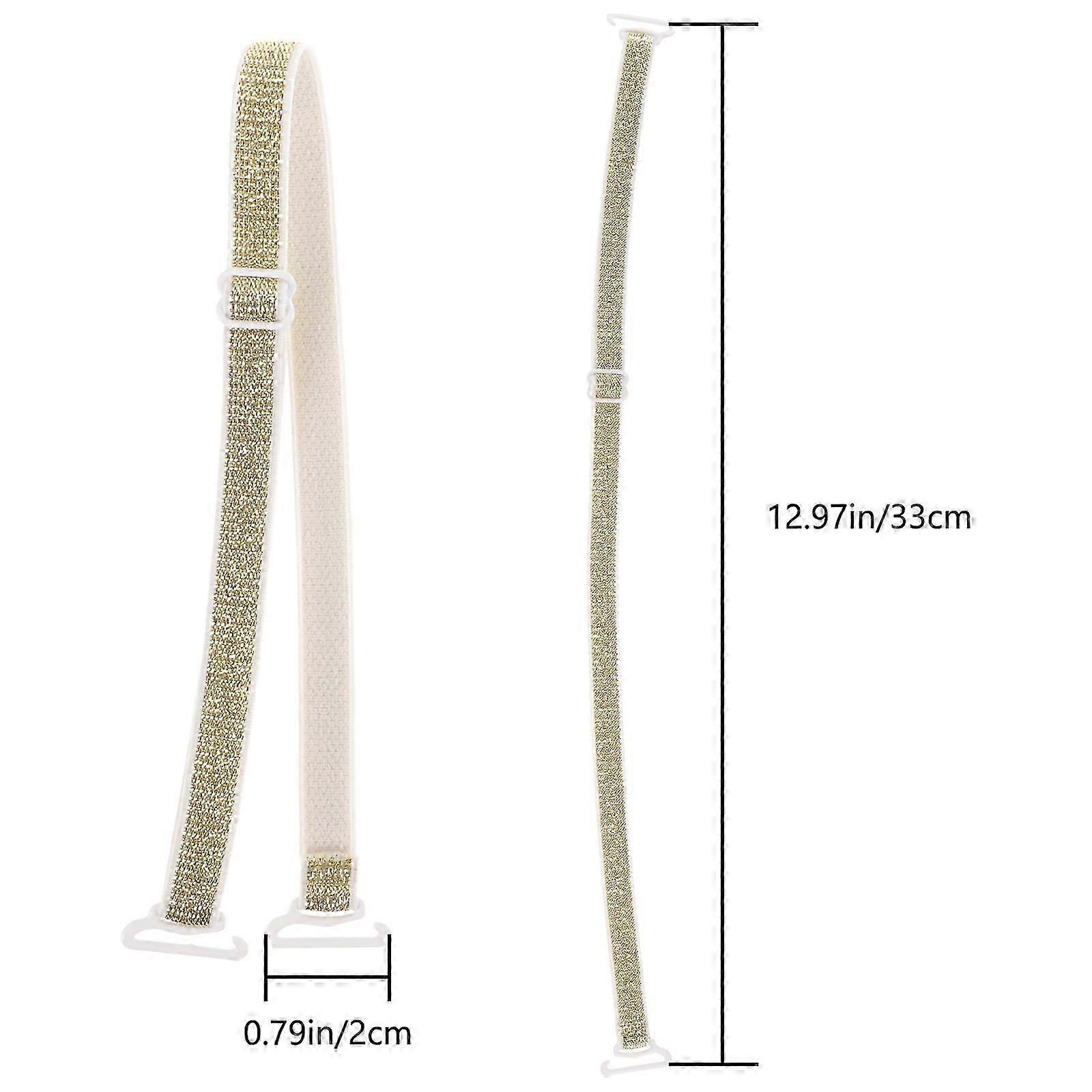 2 Pairs of Bra Straps Decorative Extension Bra Straps Detachable Straps ...